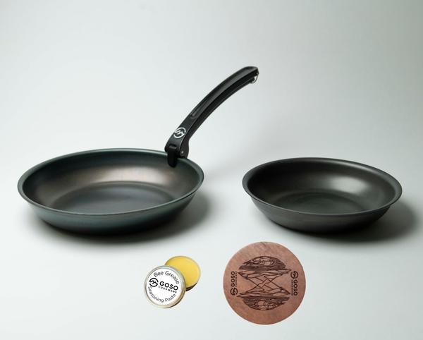GOSO Cookware - Premium Carbon Steel Cookware with Removable Handles